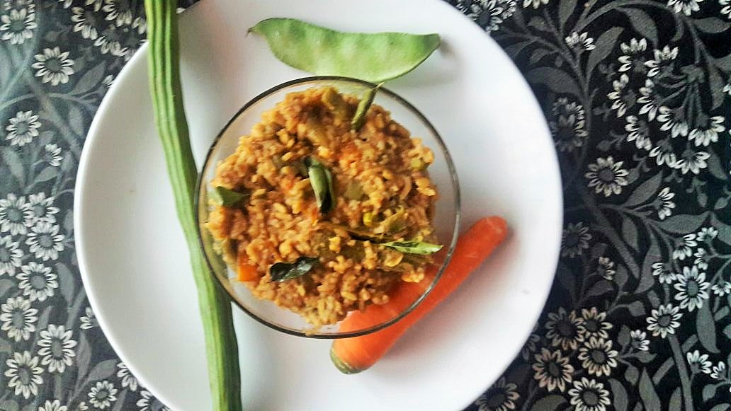 Jothi Cooking Book: Vegetable Sambar Rice