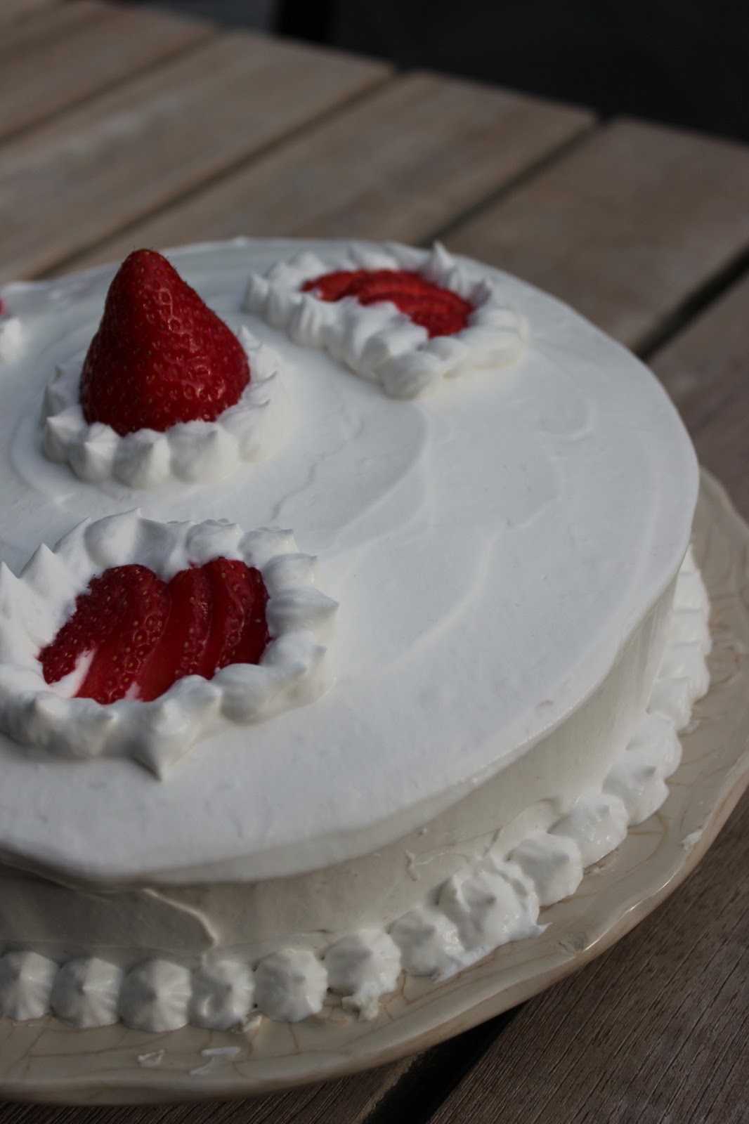 Jessy's Kitchen: Génoise crème fraiche-fraise