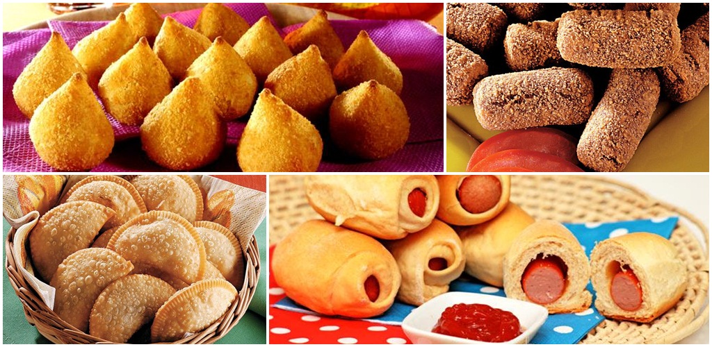 10 receitas de salgadinhos tradicionais para festas