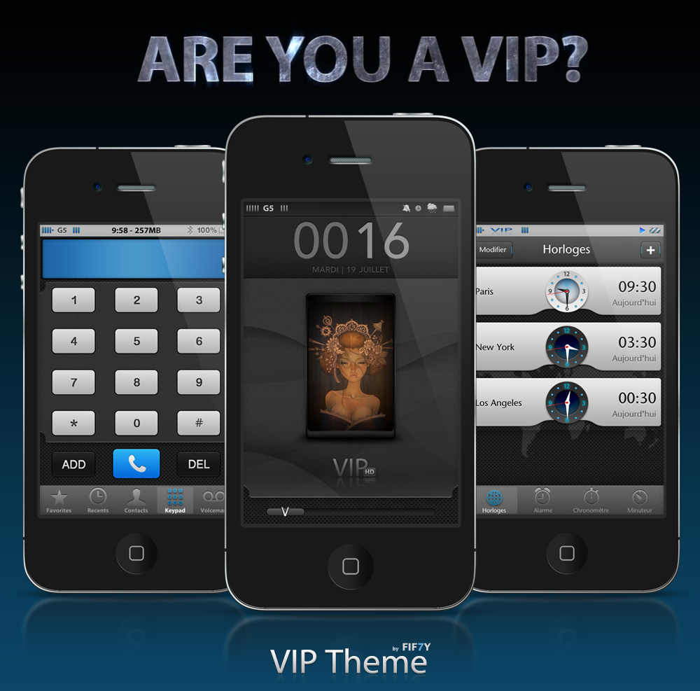 VIP Theme for iPhone 4