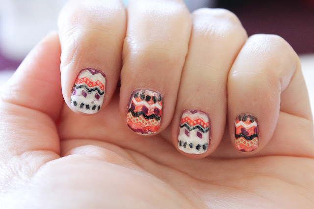 My Path to Somewhere: Reverse Nail Stamping