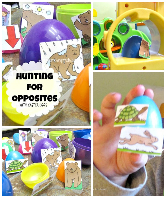 Matching Opposite Pairs Egg Hunt | School Time Snippets