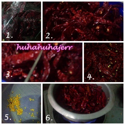 Buat Cili Kisar Step By Step... - blog santai-santai jerr!