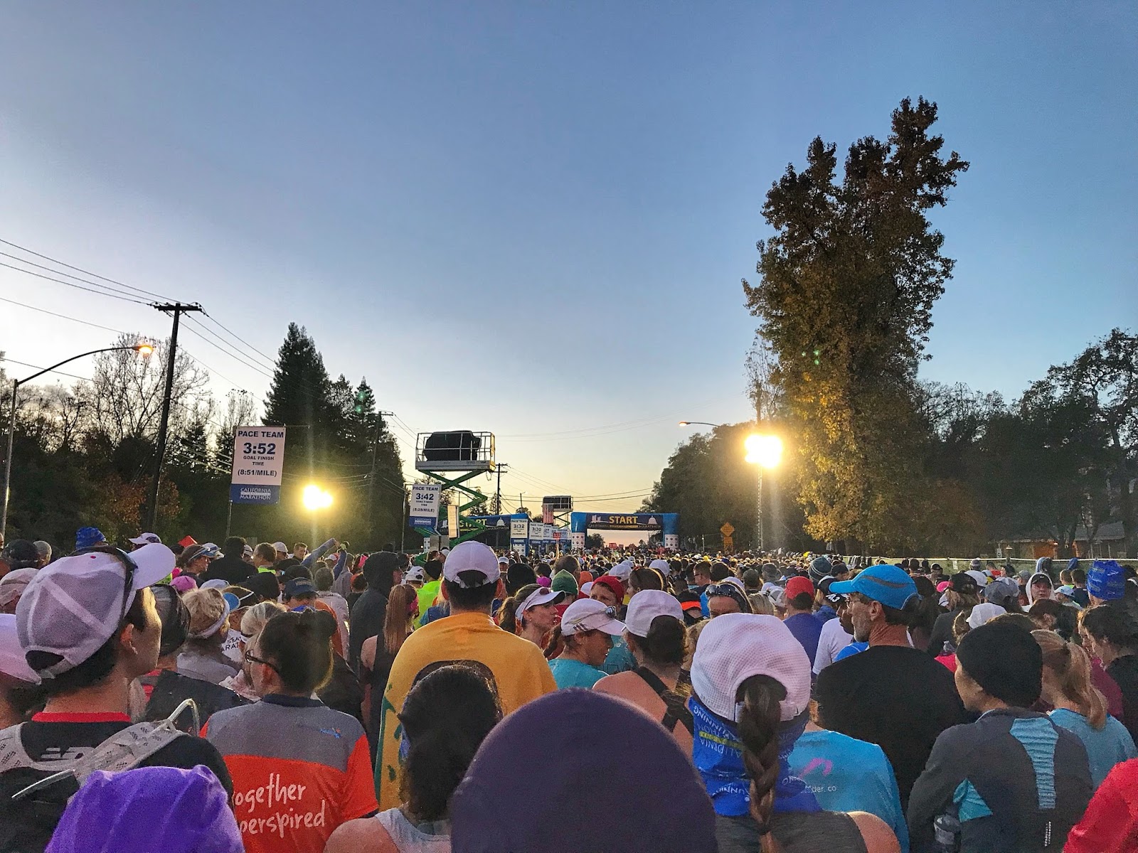 Run-Hike-Play: California International Marathon (CIM) Race Recap 12/3/17
