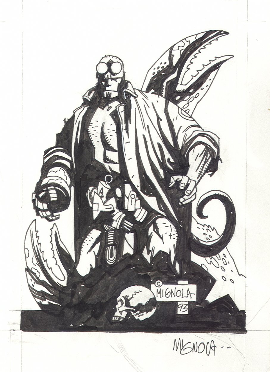 Mignola is a god on Pinterest | Mike Mignola, Comic Art Community and ...