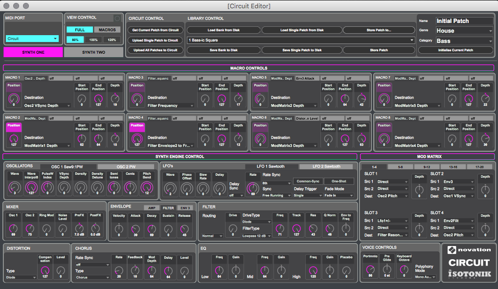 MATRIXSYNTH: MATRIXSYNTH Review and Overview of the Novation Circuit