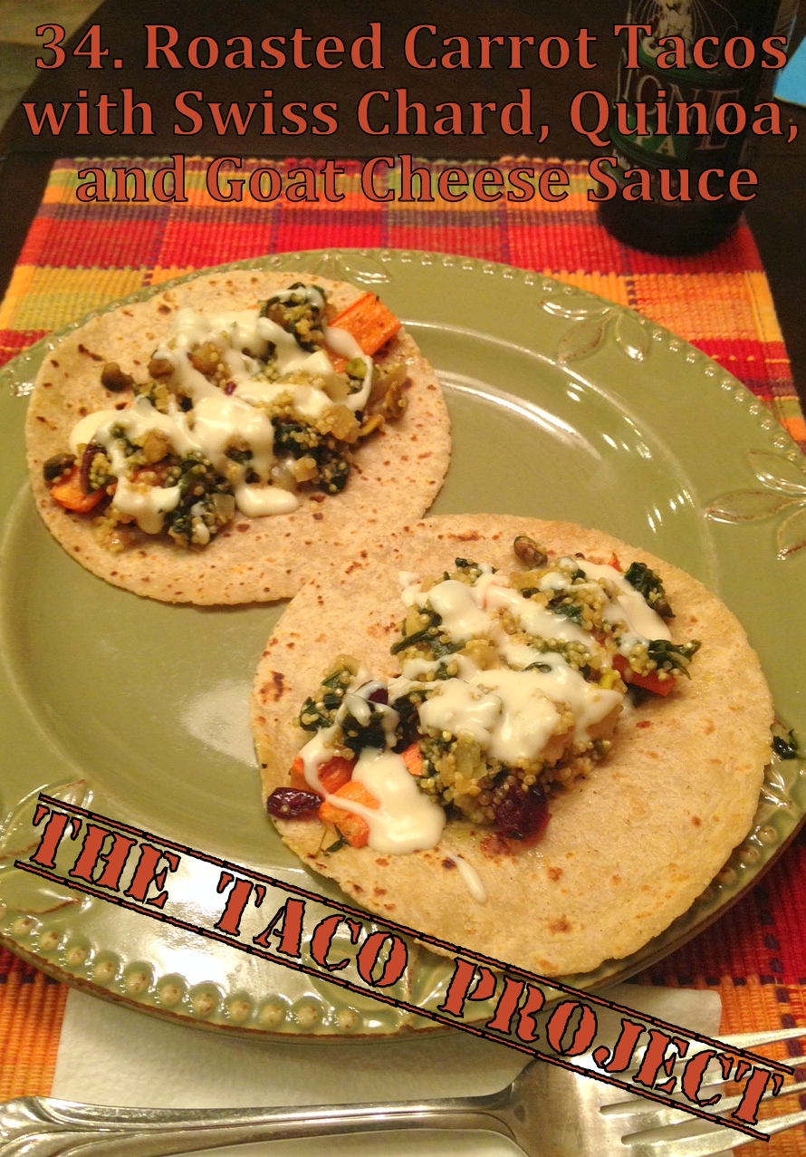 Arizona Renaissance Woman: 34. Roasted Carrot Tacos with Swiss Chard ...
