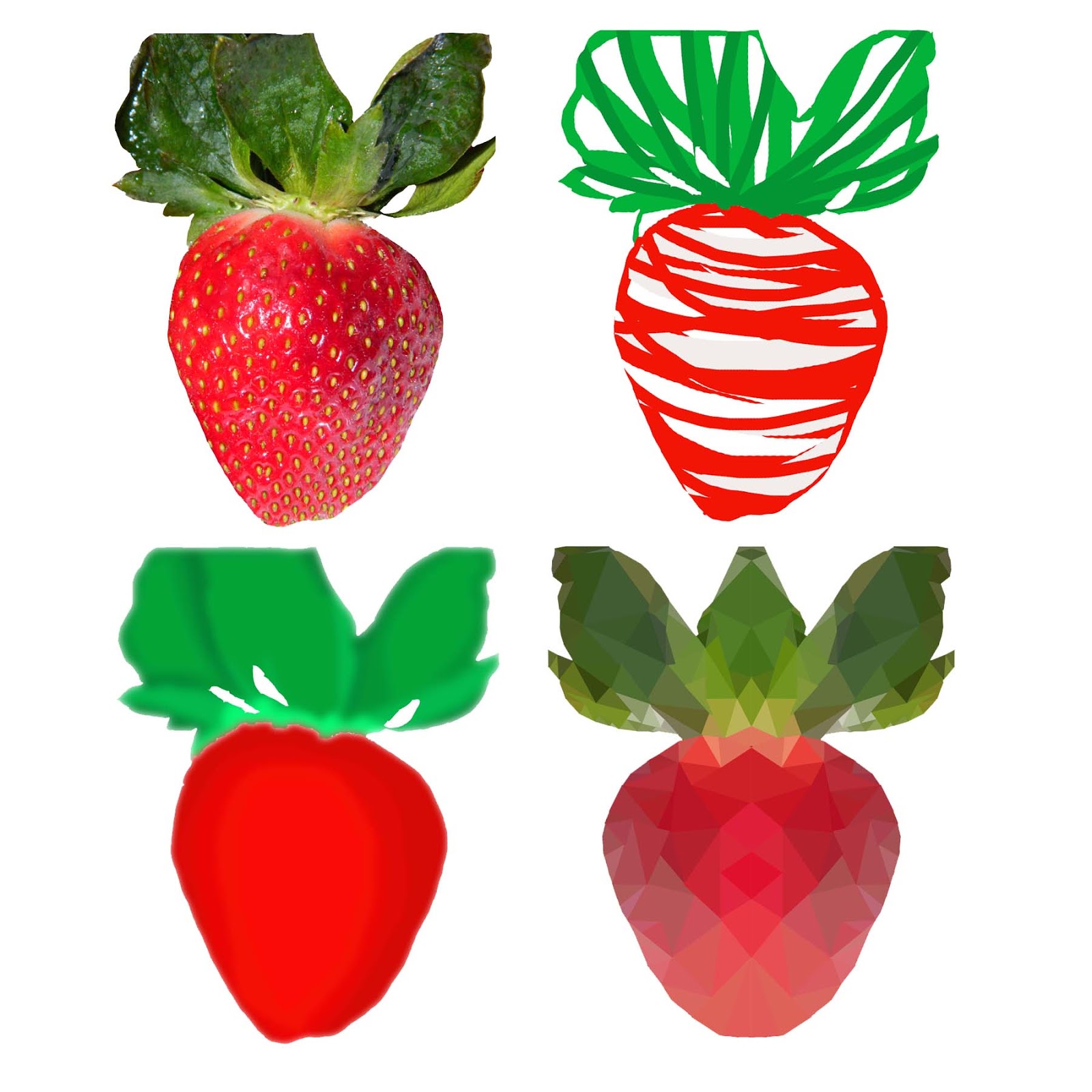 Hey, That's My Art Teacher: Photoshop Tutorial Strawberry
