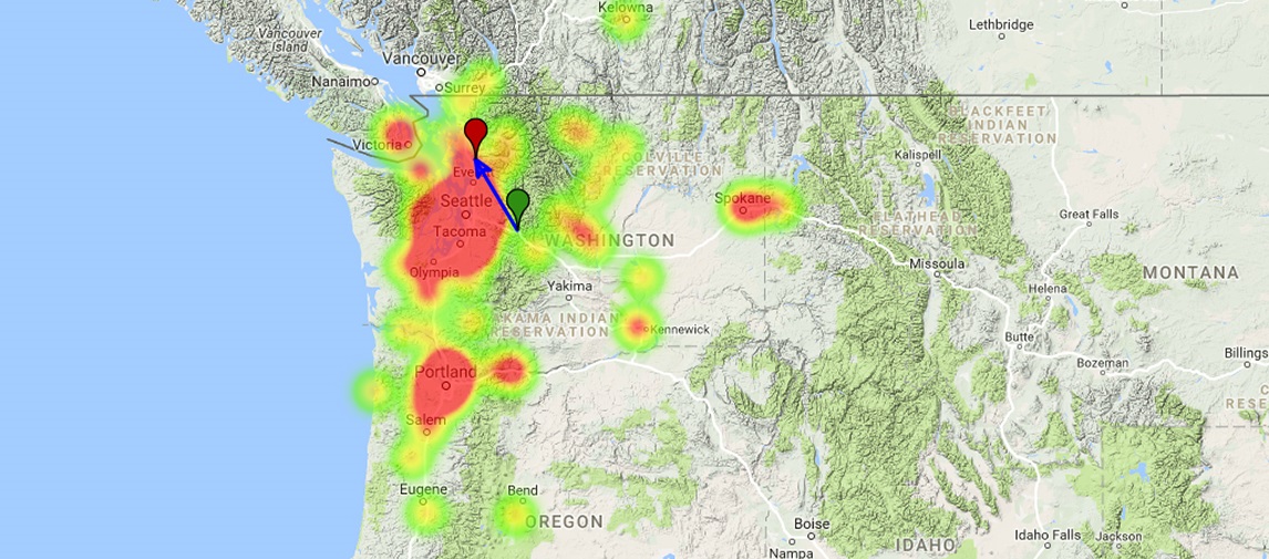 Sciency Thoughts: Fireball meteor over Washington State.