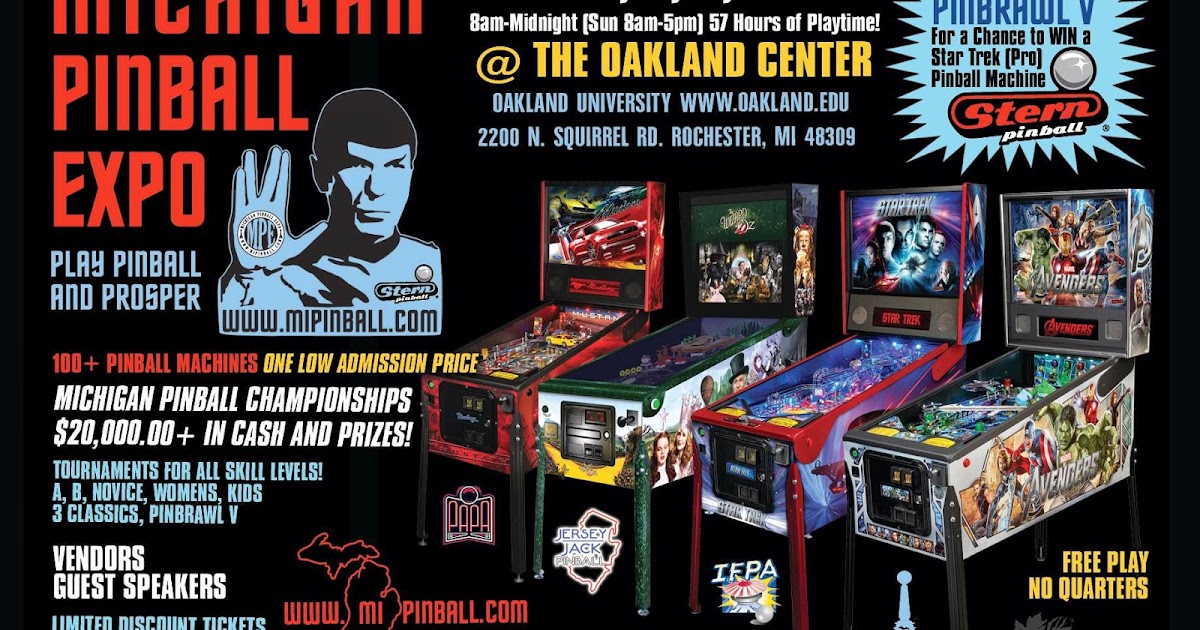 Hip In Detroit: No Quarters Needed at The Michigan Pinball Expo!