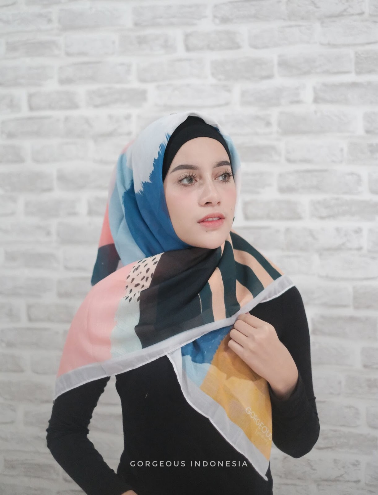 GORGEOUS INDONESIA; Hijab Printing, Voal Printing, Kerudung Printing