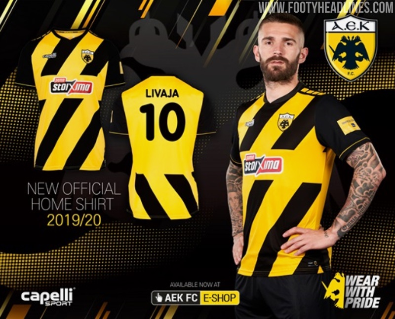 AEK Athens 2019-20 Home & Away Kits Released - Footy Headlines AEK Athens 2019-20 Home & Away Kits Released - Footy Headlines