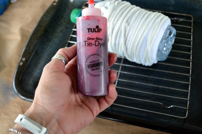 WobiSobi: Rolled, Tie Dye Tee Shirt: DIY