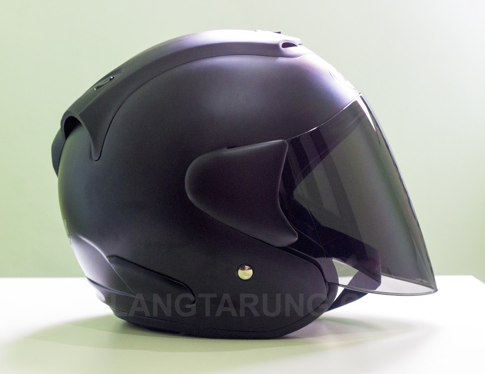 Beli ARC Ritz Matte Black Di Kedai Penjual Helmet Sijangkang