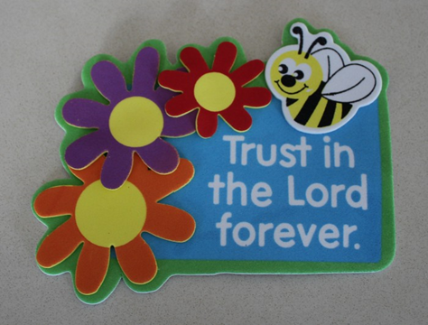 Petersham Bible Book & Tract Depot: Trust in the Lord Magnet Craft Kit