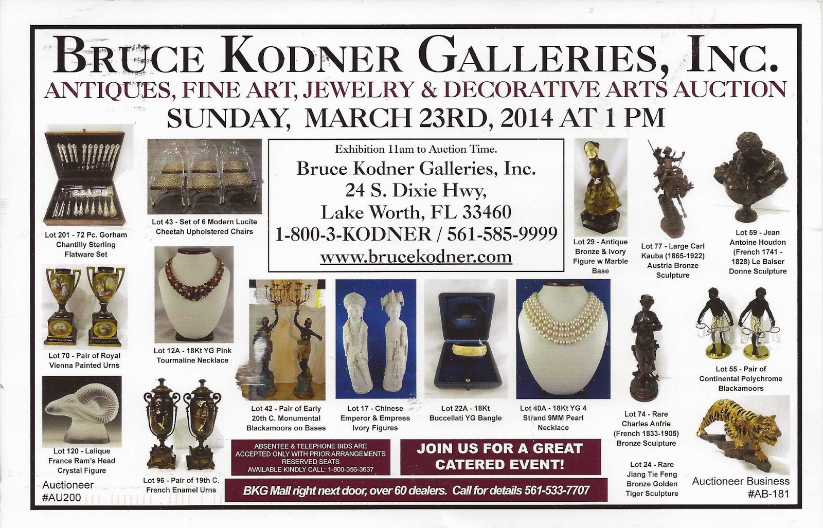 BRUCE KODNER AUCTION GALLERIES: March 2014