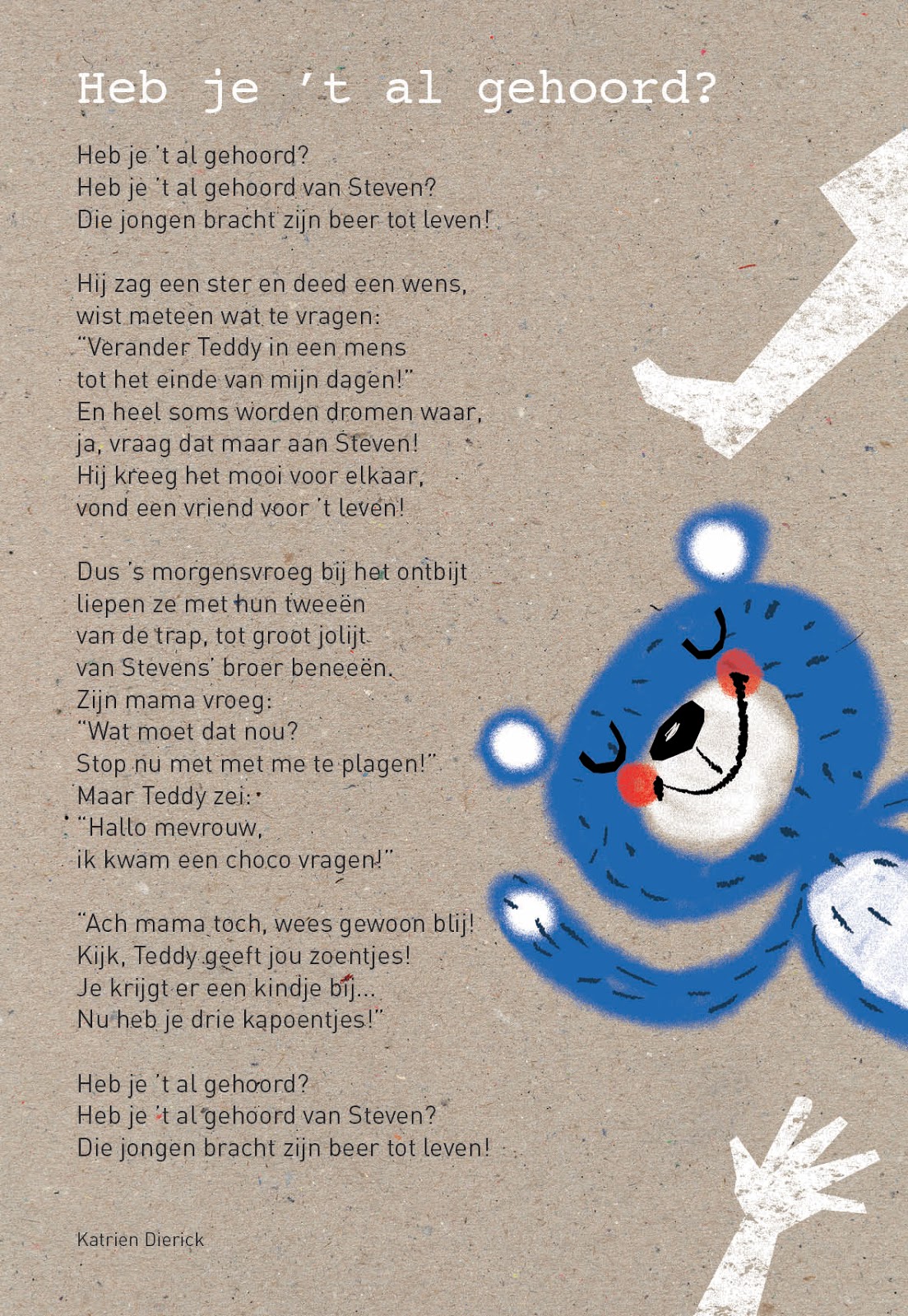 Workshop Kindergedichten voor het toneel met Patrick Bernauw, Katrien ...