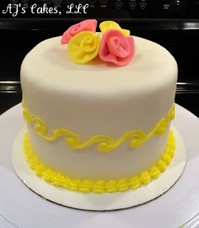 AJ's Cakes: Pink and Yellow Cake