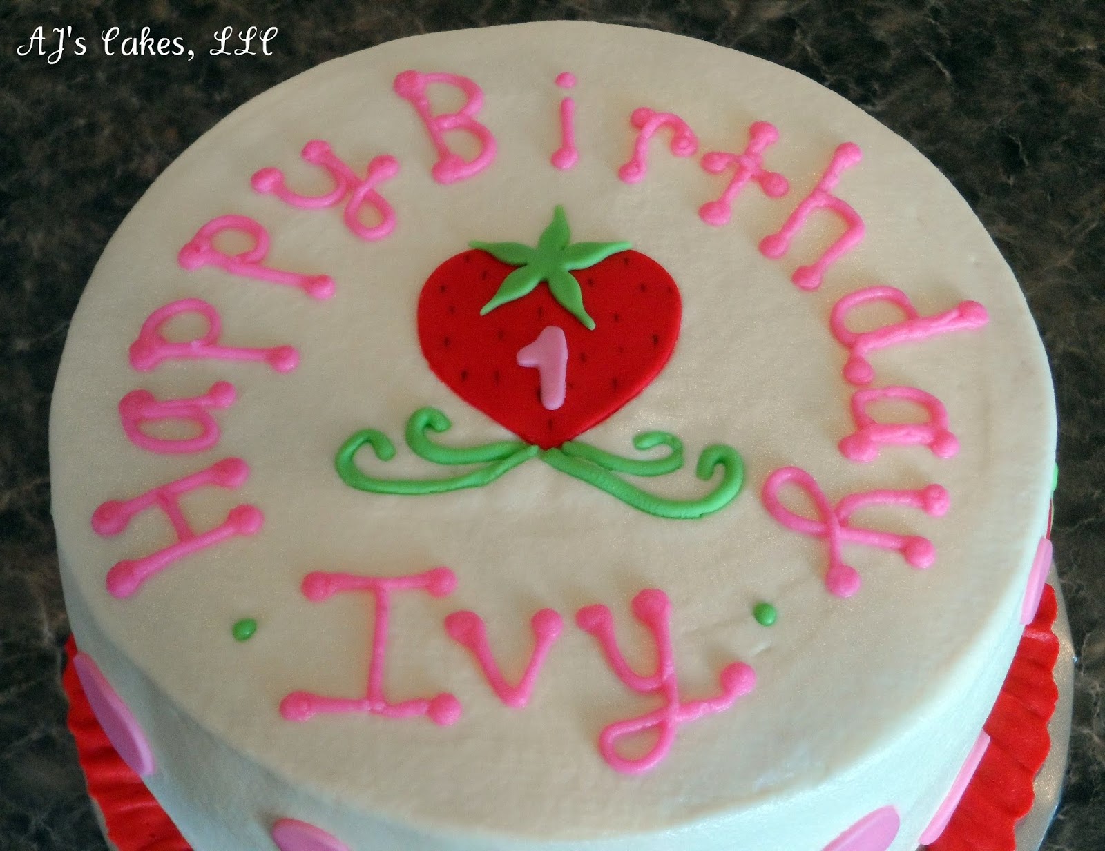 AJ's Cakes: Strawberry Cake for Ivy