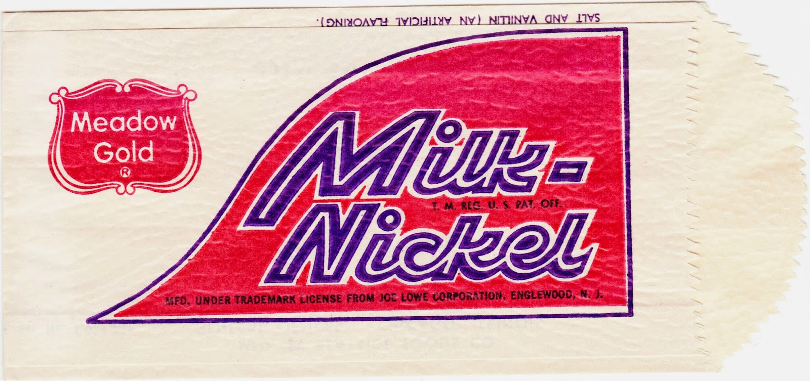 Papergreat: Vintage wrapper for a Milk-Nickel