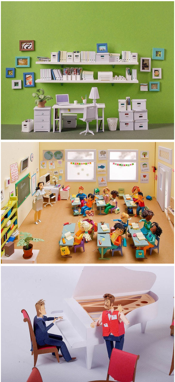 KREATIF KOT - Konsep Kehidupan Manusia Dari Arca Kertas (17 Gambar ...