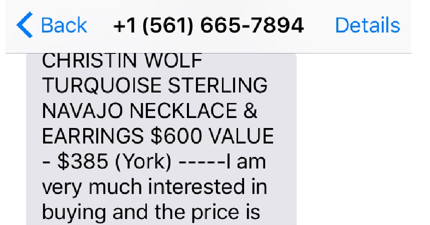 Beware of Craigslist Text Scams