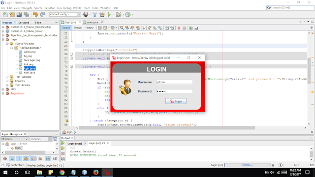 Membuat login dengan database mysql pada java | Download Source Code ...