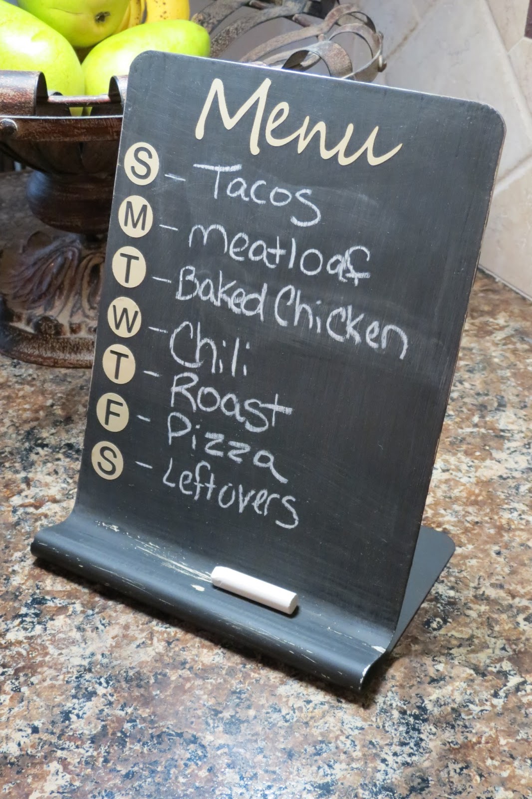 Dippity Dot: Kitchen Series - Weekly Menu Boards