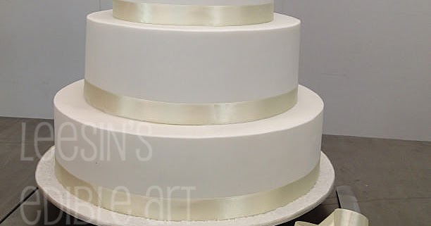 Penang Wedding Cakes by Leesin: Simple Ivory Wedding Cake