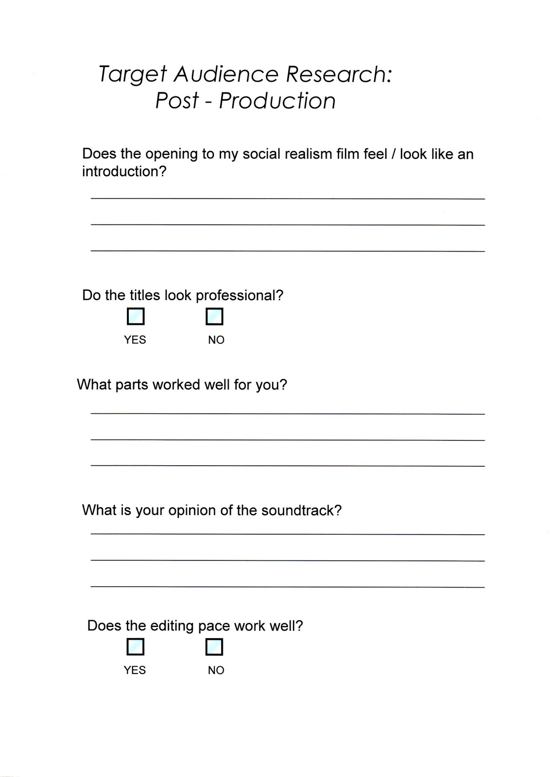 Will Gosling Blog 3: Target Audience Research - Post Production ...