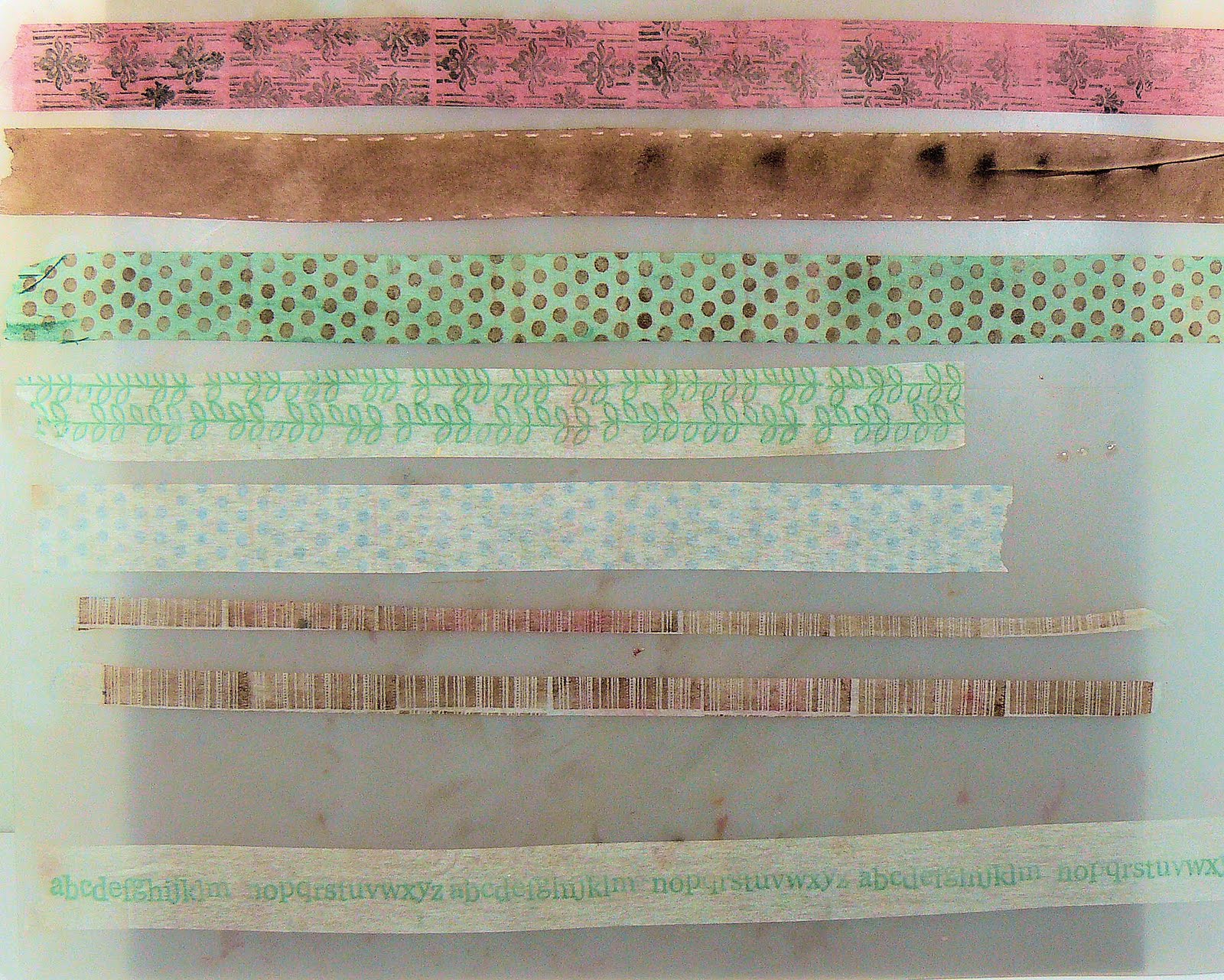 Creations of my heart: Homemade washai tape mini tutorial