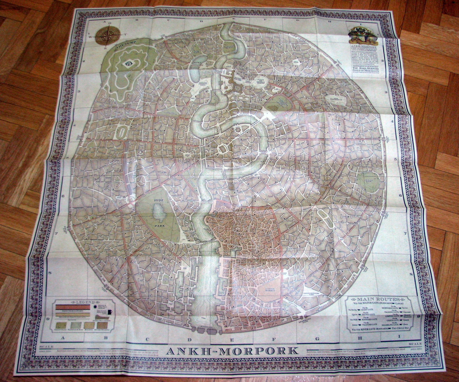 "El Otro Viento": "The Compleat Ankh-Morpork City Guide" de cerca