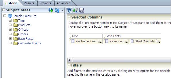 Srinivasan Software Solutions : [OBIEE 11g] Multiple Measure Selection For A Graph - INDEXCOL