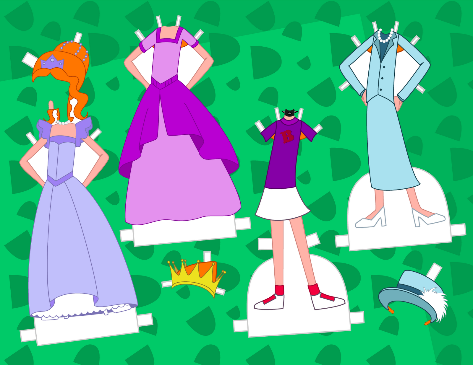 Paper Doll School: Fanart Paper Dolls