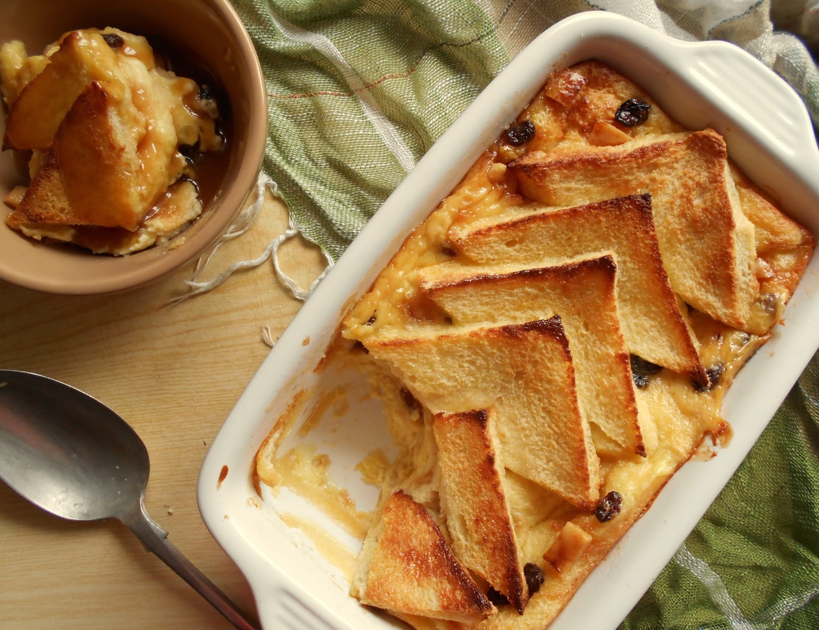 Butterscotch Bread and Butter Pudding