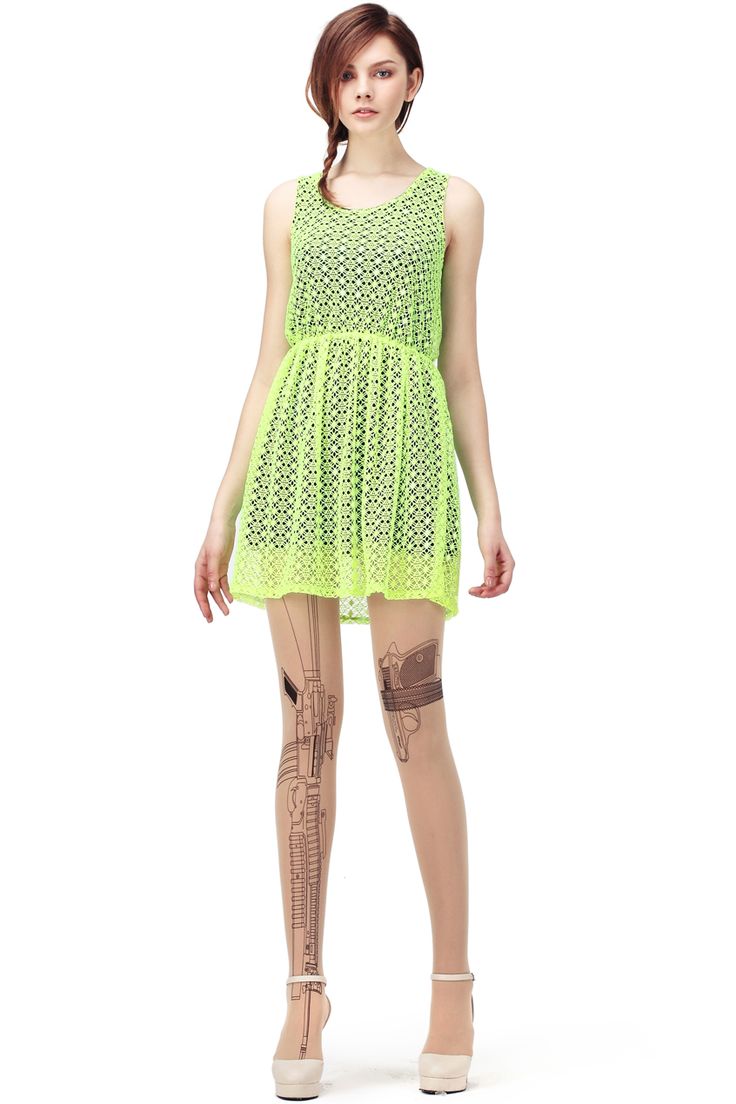 Bring out the guns with these Machine gun tights... - Fashionmylegs ...