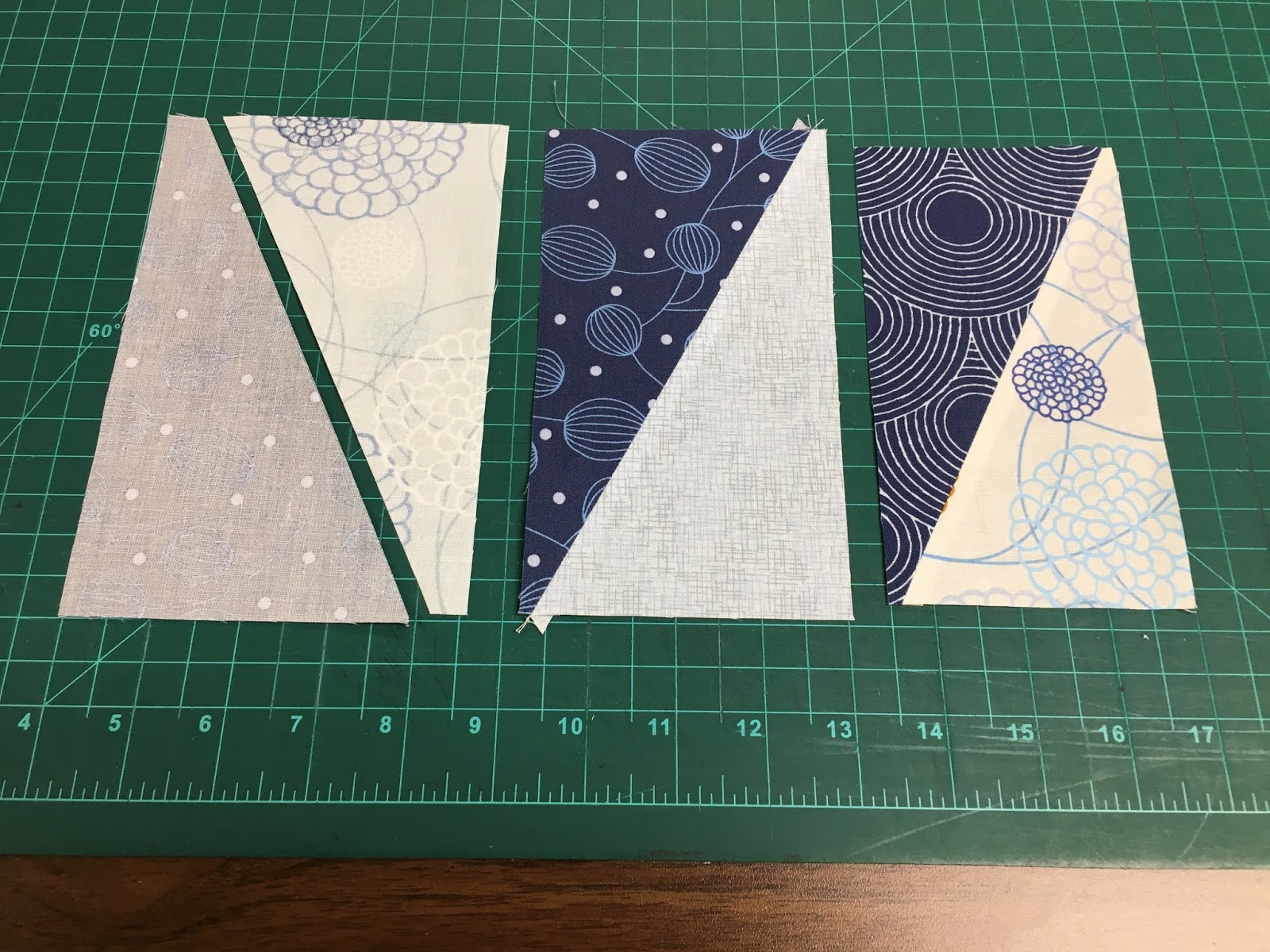 Ye Olde Sweatshop: Modern Half Rectangle Quilt (#104)