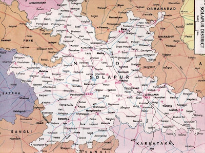 My Maharashtra: Road Routes Map Pandharpur Solapur District