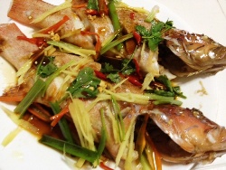 rainbowdiary: Recipe - Steamed Red Grouper Chinese Style