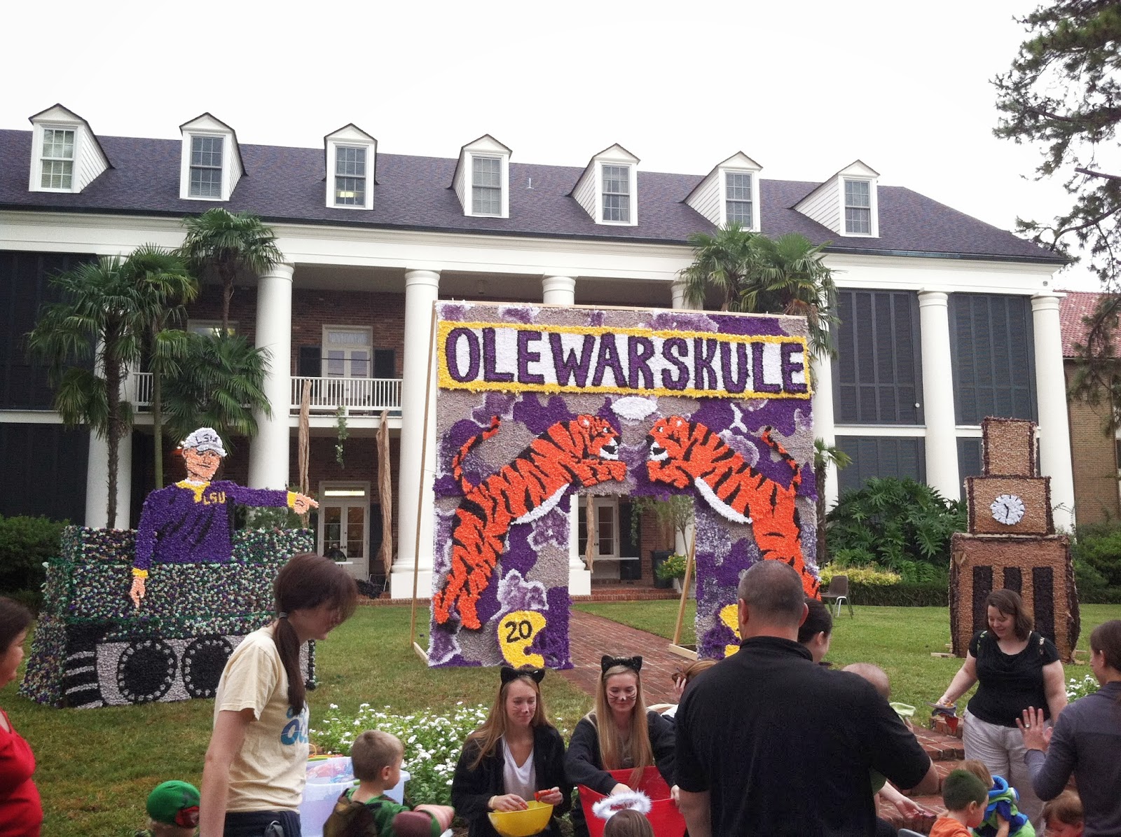 Dee's Adventures: Trick or Treating on LSU Sorority Row