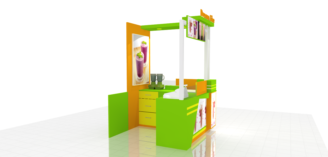 Booth Jus & Bubble - Khoirul Booth