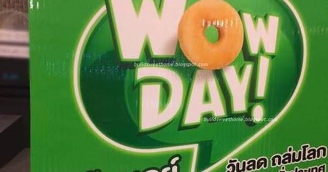 ตาราง Wow Day / Promotion ดังกิ้นโดนัท 2018(2561) - Build Sweet Home