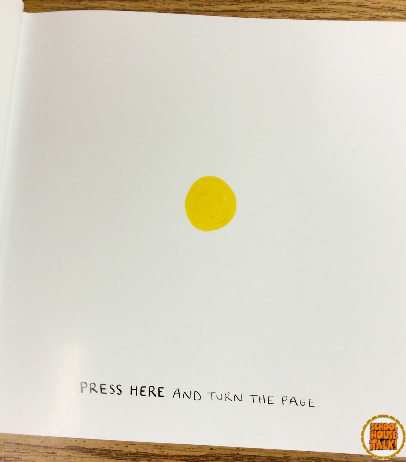 Schoolhouse Talk!: "Press Here": an interactive book for therapy