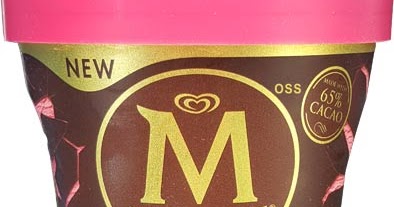 On Second Scoop: Ice Cream Reviews: Magnum Dark Chocolate Raspberry Tub