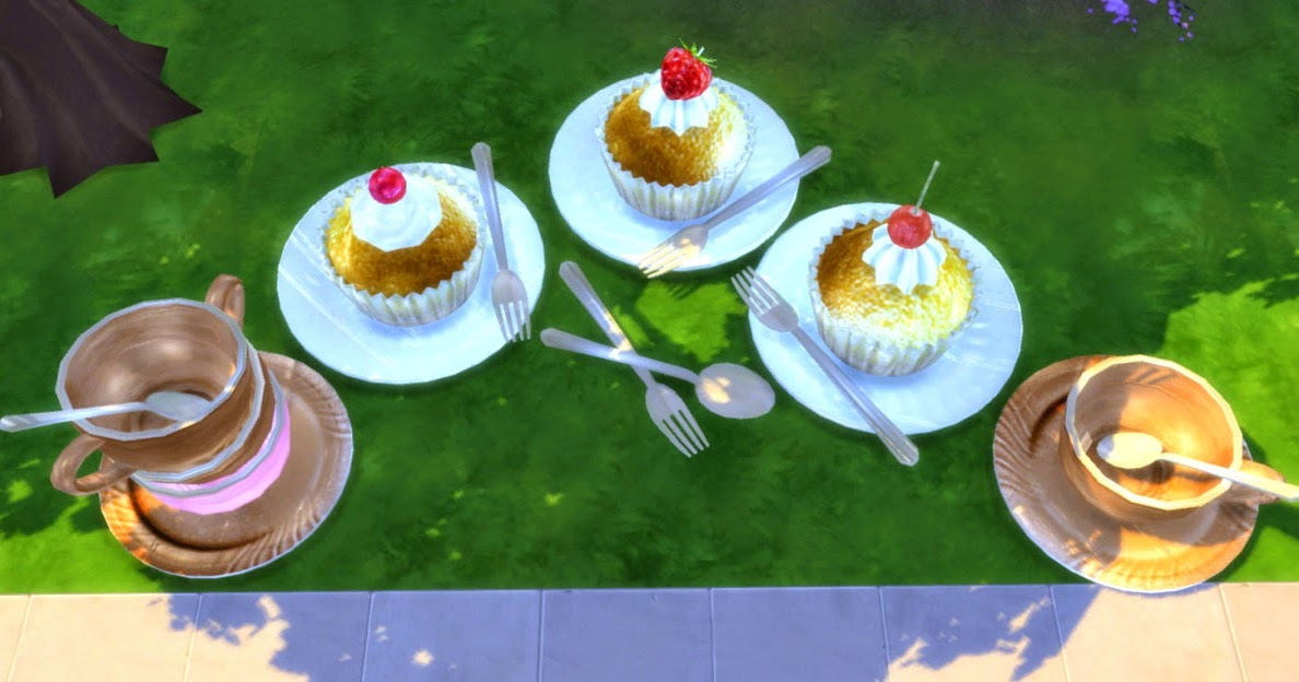 My Sims 4 Blog: 8-3 Studio's Alice Tea Party Set by Reivan13