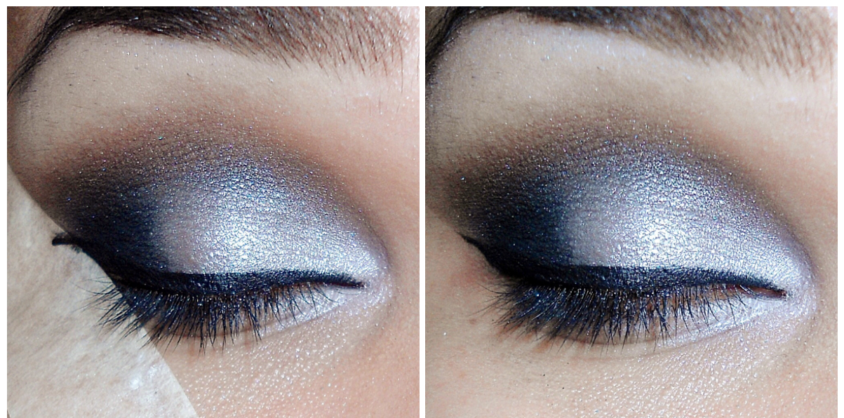 Tudo Junto & Esfumado: Tutorial: Maquiagem Prata com Preto