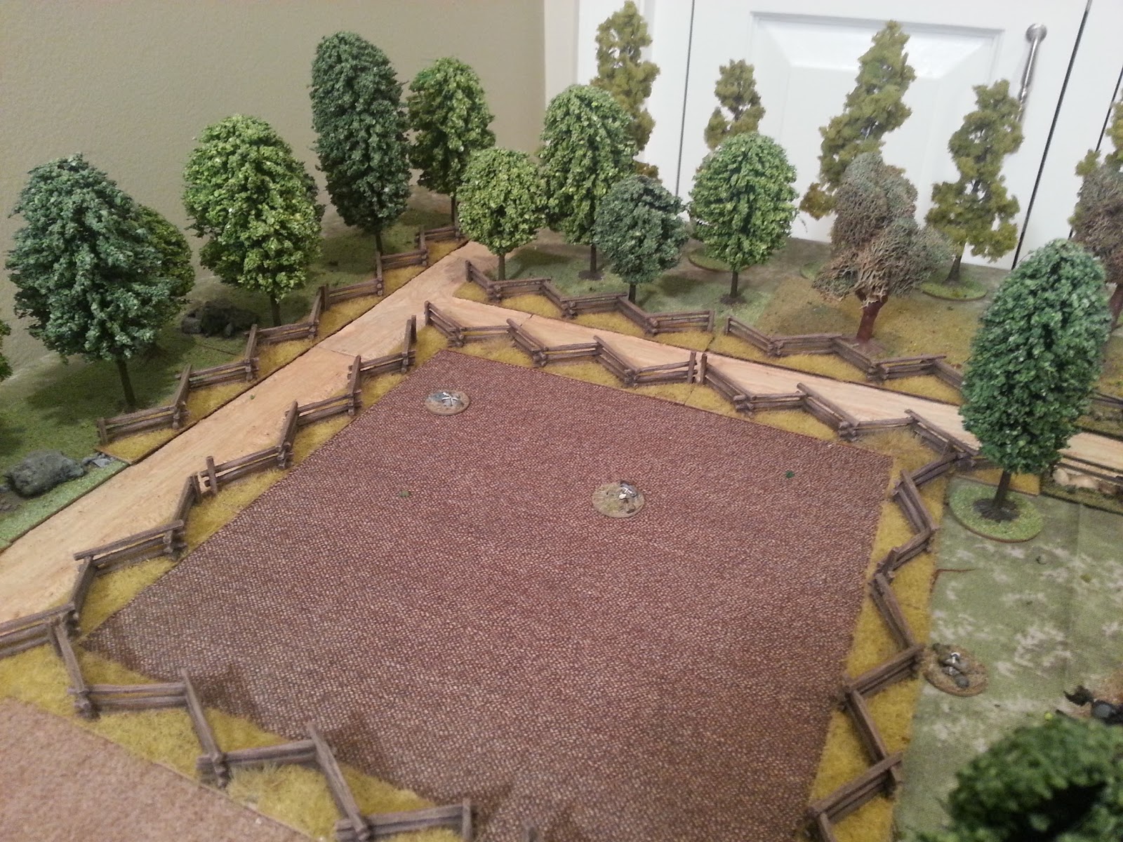 One of My Men Became Restless: 15mm ACW Snake Rail Fence Tutorial