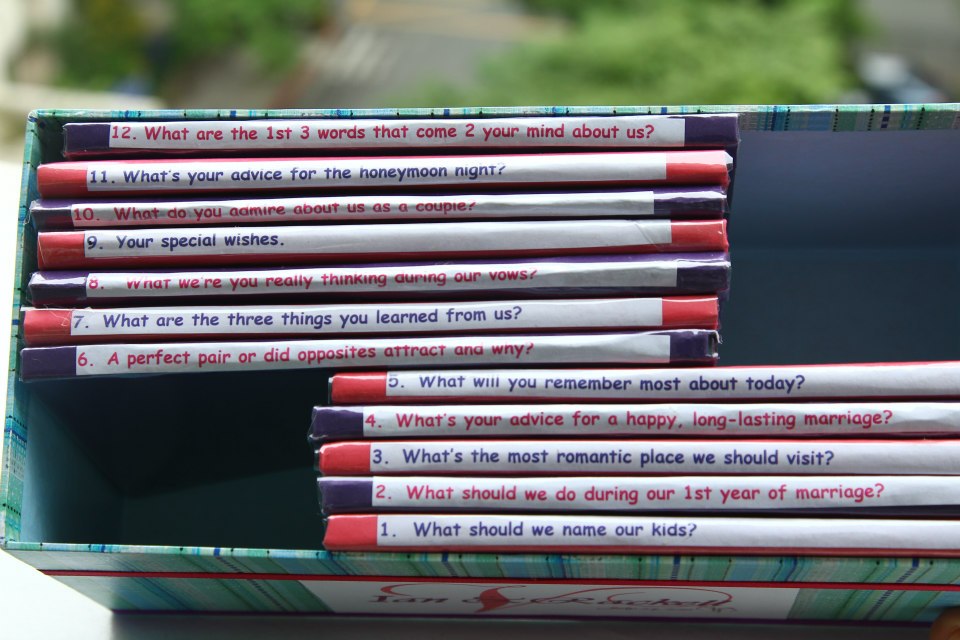 DIY: Guestbook / Questionnaire's Notebook | My Little World by Mommy ...