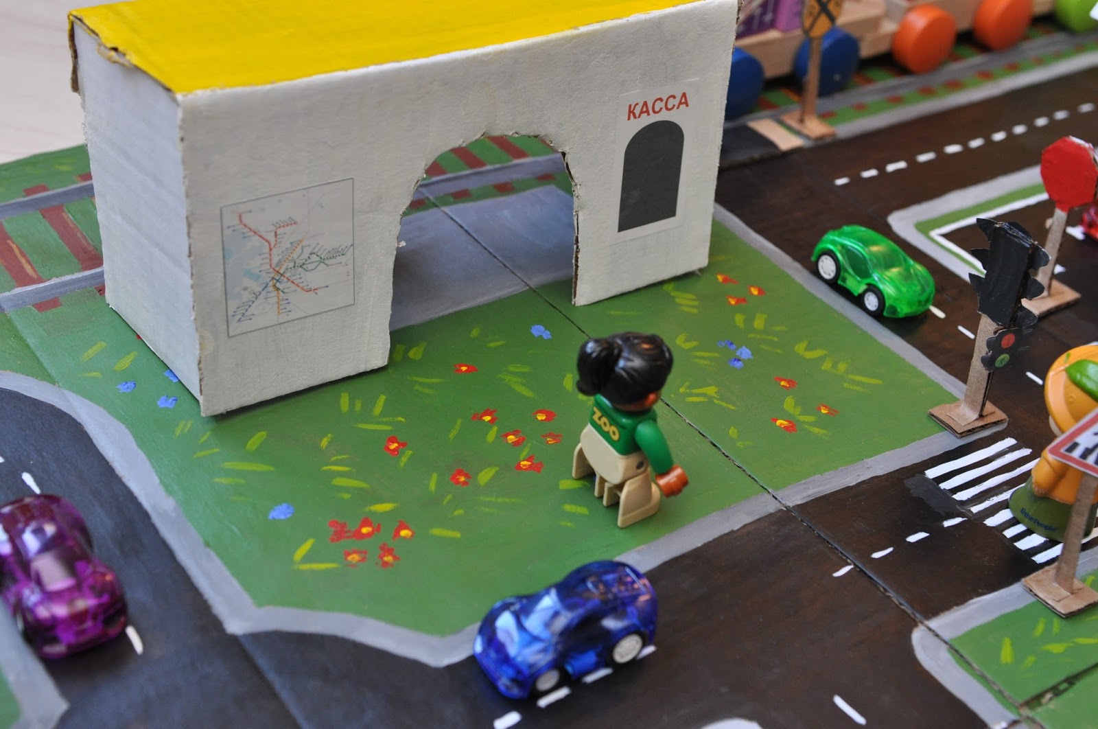 Creative Projects for Kids: Cardboard Town