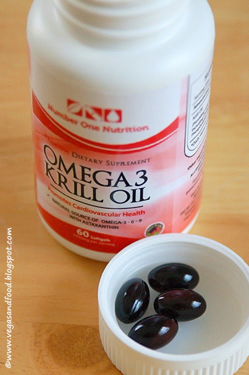 Omega 3 Krill Oil by Number One Nutrition - Vegas and Food